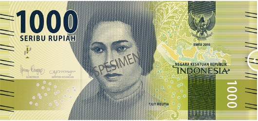BI Perbarui Gambar Tjut Meutia di Uang 1000 Tahun Emisi 2022
